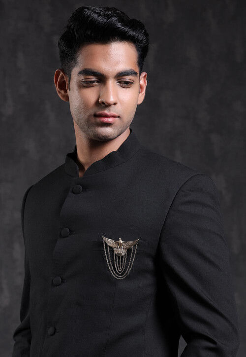 Buy Flying Phoenix Metallic Brooch Online : MTE1968 - Utsav Fashion