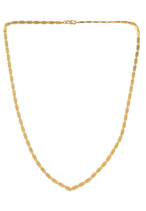 Buy Golden Polished Men Neck Chain Online : JRA143 - Utsav Fashion