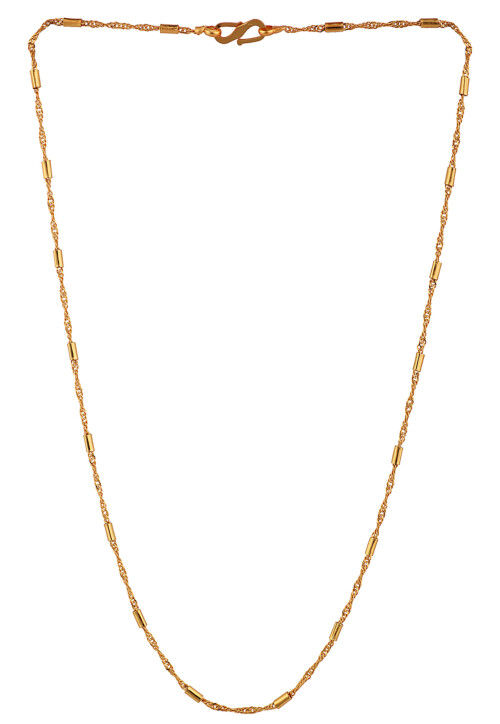 Buy Golden Polished Neck Chain Online : JUY946 - Utsav Fashion