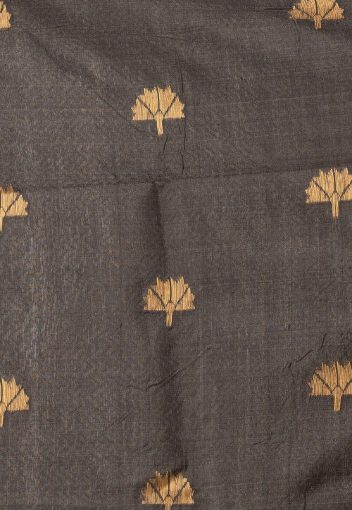 Buy Handloom Noil Silk Saree in Light Beige Online : SBEA2330 - Utsav ...