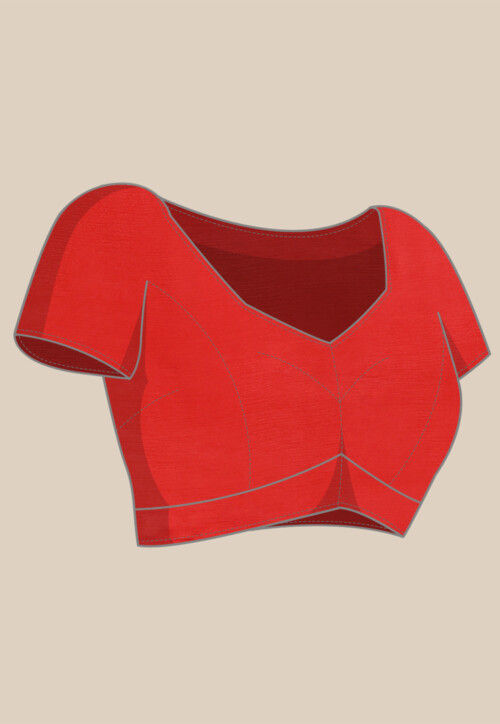 Buy Ombre Chinon Chiffon Saree in Shaded Purple and Red Online ...