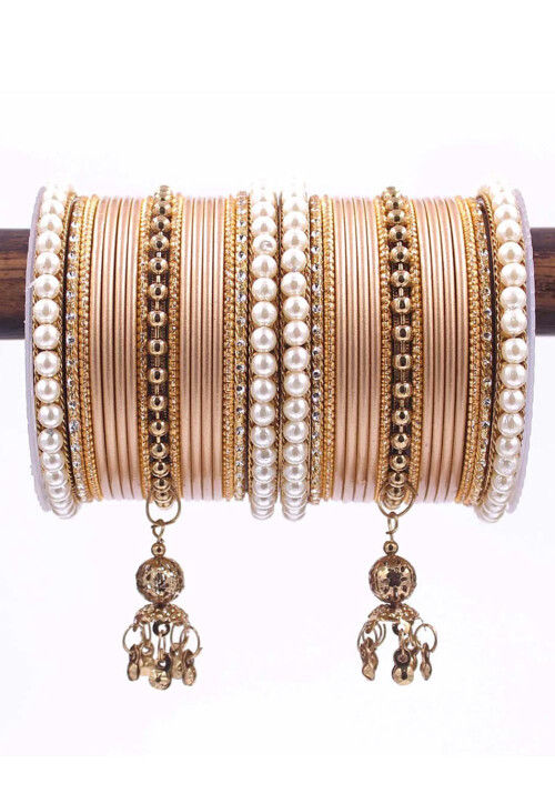 Buy Pearl Bangle Set Online : JNV3652 - Utsav Fashion