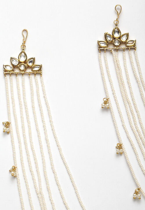 Buy Pearl Layered Ear Chain Online : JNT322 - Utsav Fashion