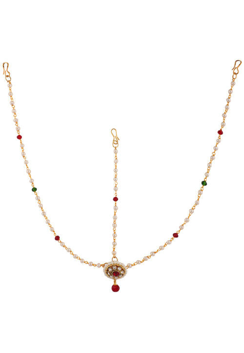 Buy Stone Studded Maatha Patti Online : JUY990 - Utsav Fashion