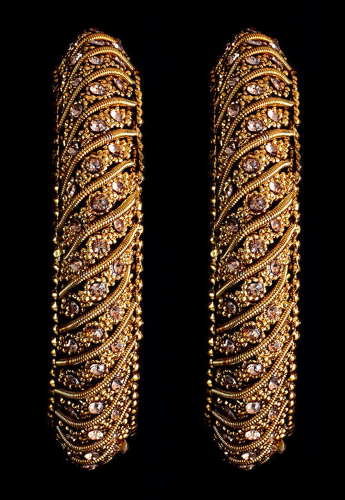 Buy Stone Studded Pair of Bangle Online : JNJ1748 - Utsav Fashion