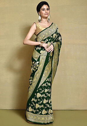 Buy Green Sarees Online with Latest Trendy Styles