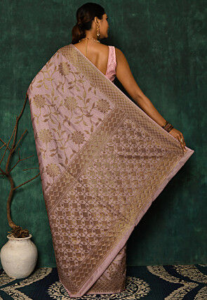 Purple Saree: Buy Latest Indian Designer Purple Saree Online - Utsav ...