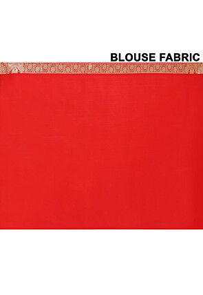 Red Banarasi Silk Sarees: Buy Latest Indian Designer Red Banarasi Silk ...