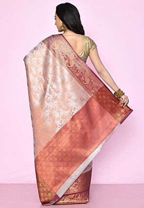 Silver Sarees | Buy Silver Colour Designer Sarees Online