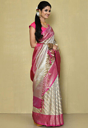 Silver Sarees | Buy Silver Colour Designer Sarees Online