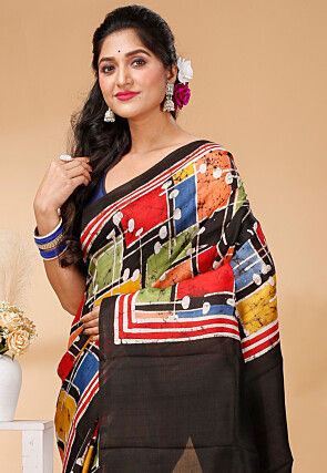 Batik Sarees, Batik Print Silk Sarees and Designs Online