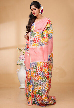 Batik Sarees, Batik Print Silk Sarees and Designs Online