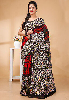 Batik Sarees, Batik Print Silk Sarees and Designs Online