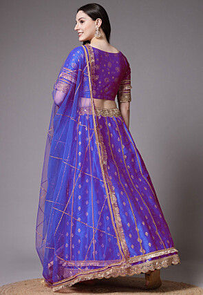 Buy Blue Color Lehenga Choli and Designs Online Shopping
