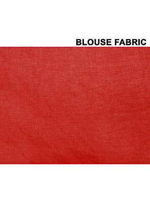 Red Cotton Sarees: Buy Latest Designs Online | Utsav Fashion