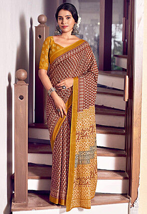 Brown Sarees | Buy Brown Color Women Sarees Online