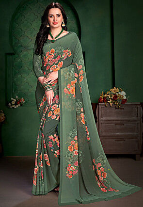 Digital Print Sarees: Shop Designer Digital Printed Sarees Online ...