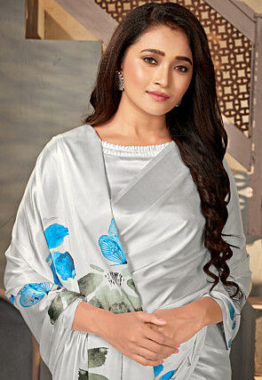 White Saree: Buy Latest White Saree with Red Border Online