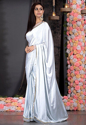 Silver Sarees | Buy Silver Colour Designer Sarees Online