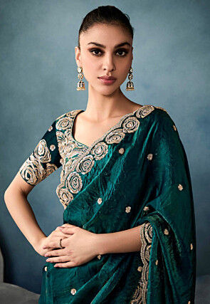 Buy Green Sarees Online with Latest Trendy Styles