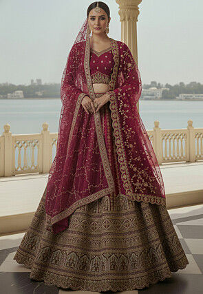 simple lehenga for wedding