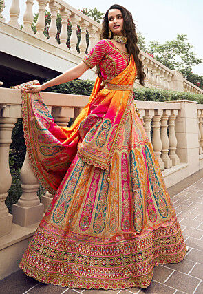 Buy Multicolor Lehenga Cholis Online With Latest Designs & Color