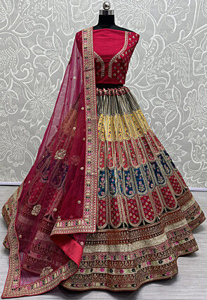 Buy Multicolor Lehenga Cholis Online With Latest Designs & Color