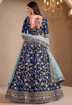 Buy Blue Color Lehenga Choli and Designs Online Shopping