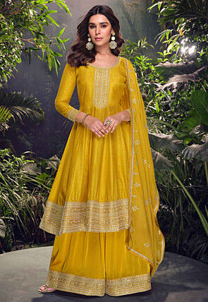 Yellow Pakistani Suits & Salwar Kameez: Buy Online | Utsav Fashion