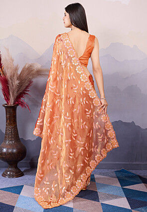 Orange Color Saree Online in Latest Styles I Utsav Fashion