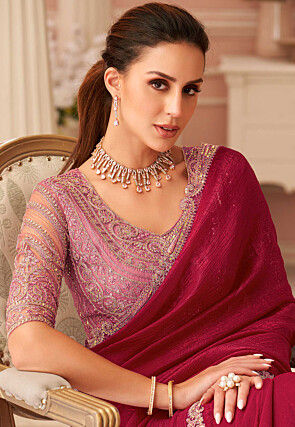 Sequin Saree: Buy Latest Sequence Sarees Online for Women | Utsav Fashion