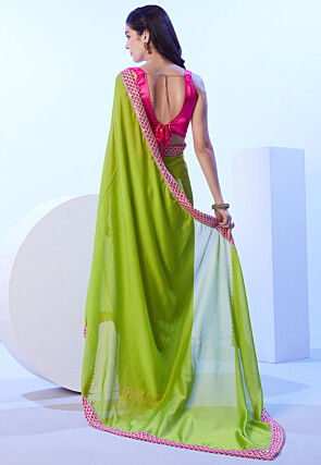 Pure Chiffon Sarees - Buy Latest Designer Chiffon Saree Online - Utsav ...