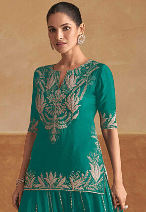 Chiffon Dress: Expolre Indian Chiffon Fabric Dresses | Utsav Fashion