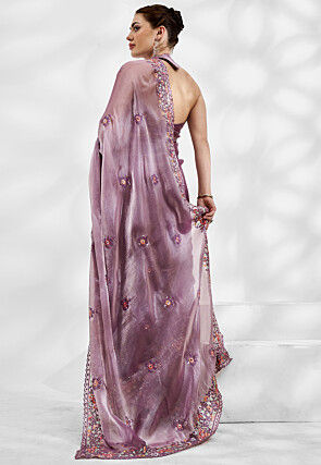 Pure Chiffon Sarees - Buy Latest Designer Chiffon Saree Online - Utsav ...