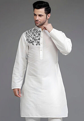 White Kurta: Buy Latest Indian Designer White Kurta Online - Utsav Fashion