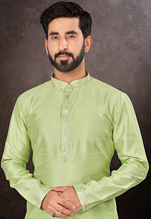 Men's Green Kurta Pajama: Buy Latest Men's Ethnic Wear Online | Utsav ...