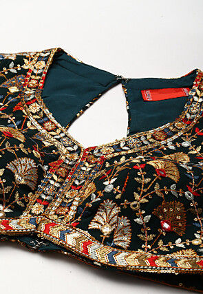 Explore Heavy Embroidered Work Blouses with Designer Sarees