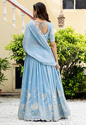 Georgette Lehenga | Buy Desiger Georgette Lehenga Choli Online
