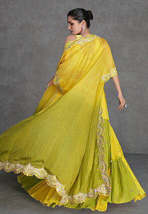 Yellow Lehenga Cholis: Buy Latest Indian Designer Yellow Ghagra Choli ...