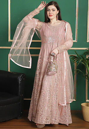 Net Salwar Suit Kameez: Buy Net Salwar Suit Online | Utsav Fashion