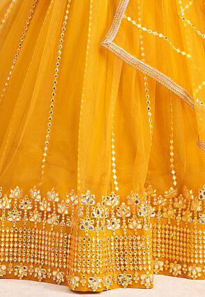 Yellow Lehenga Cholis: Buy Latest Indian Designer Yellow Ghagra Choli ...