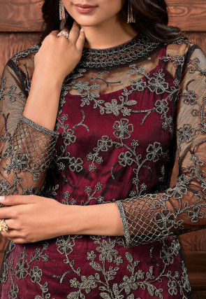 Net Salwar Suit Kameez: Buy Net Salwar Suit Online | Utsav Fashion