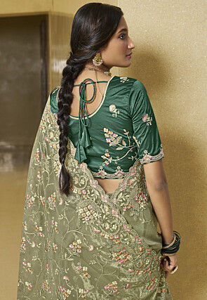 Buy Green Sarees Online with Latest Trendy Styles