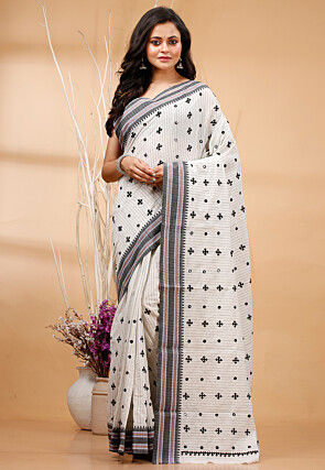 Cotton Sarees: Buy Indian Designer Pure Cotton Sarees Online | Utsav ...