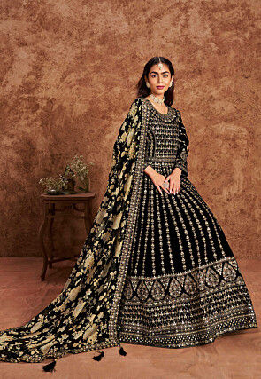 Indian Black Dresses: Buy Designer Black Dresses For Women & Men Online ...