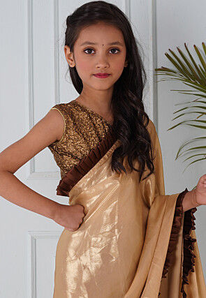 Buy Kids Sarees Online, Sarees for Kids, Kids Sari with Blouse