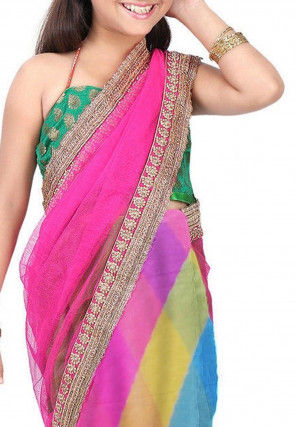 Buy Kids Sarees Online, Sarees for Kids, Kids Sari with Blouse
