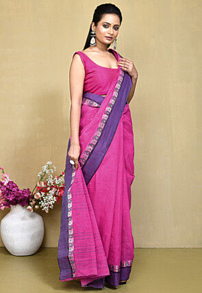Cotton Sarees: Buy Indian Designer Pure Cotton Sarees Online | Utsav ...