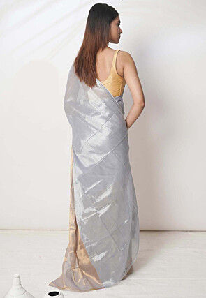 Silver Sarees | Buy Silver Colour Designer Sarees Online