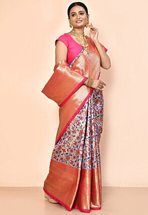 Golden Saree: A Vast Collection Of Golden Colour Sarees Online At Utsav ...